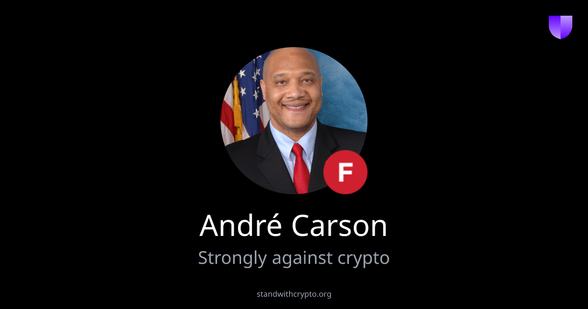 André Carson Crypto Policy Stance | Stand With Crypto
