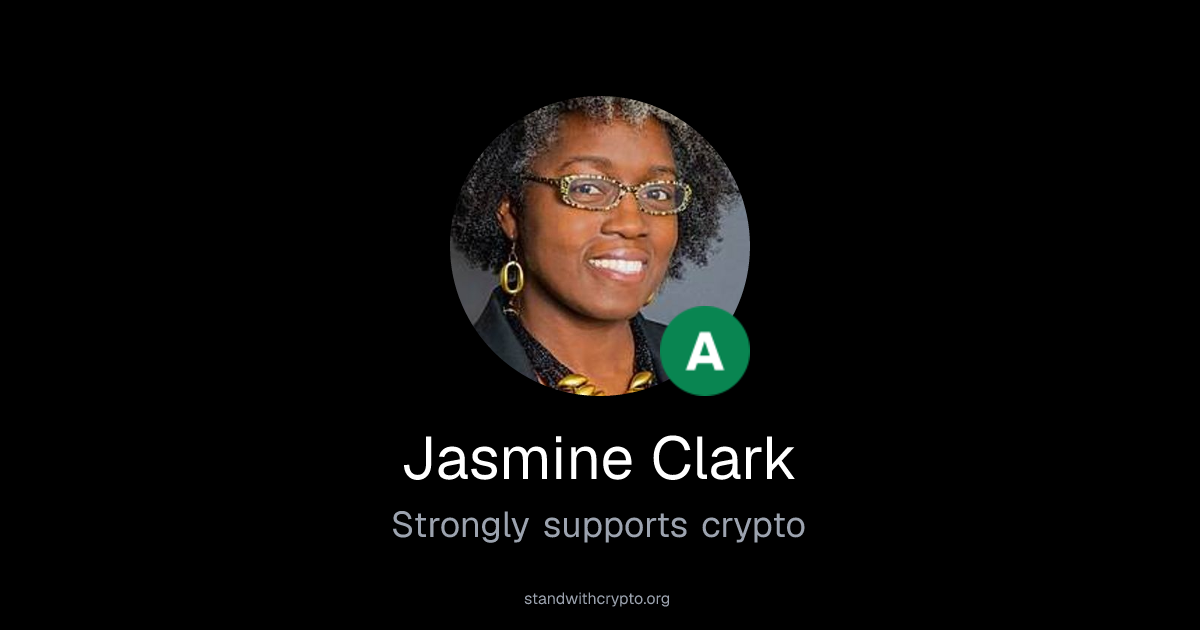 Jasmine Clark Crypto Policy Stance | Stand With Crypto