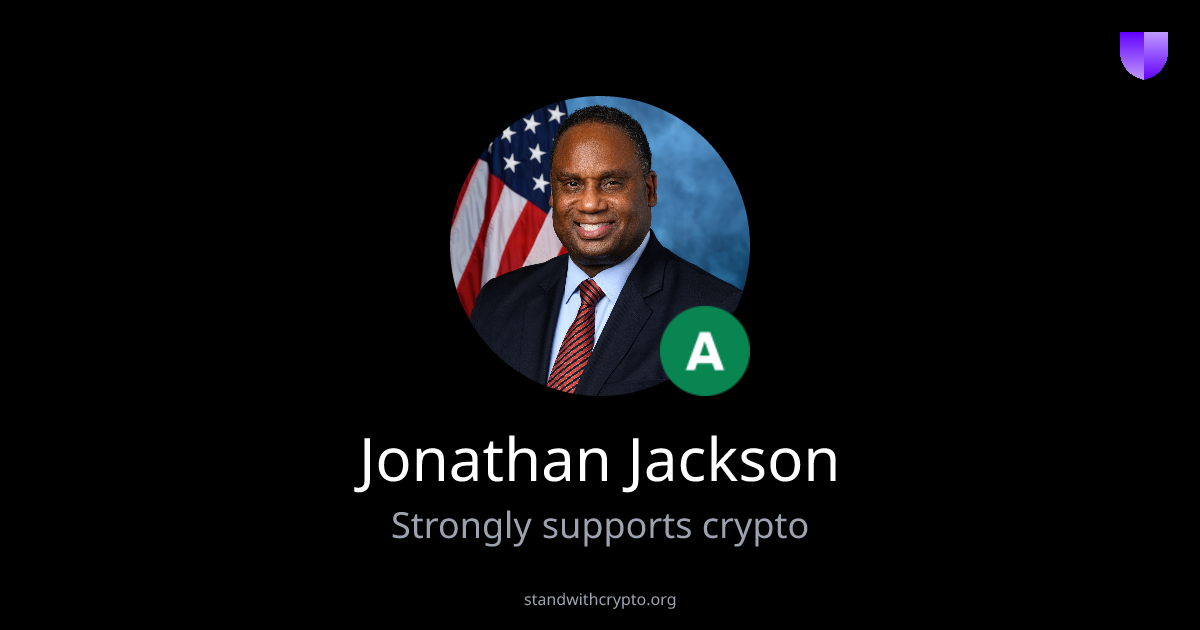 Jonathan Jackson Crypto Policy Stance | Stand With Crypto